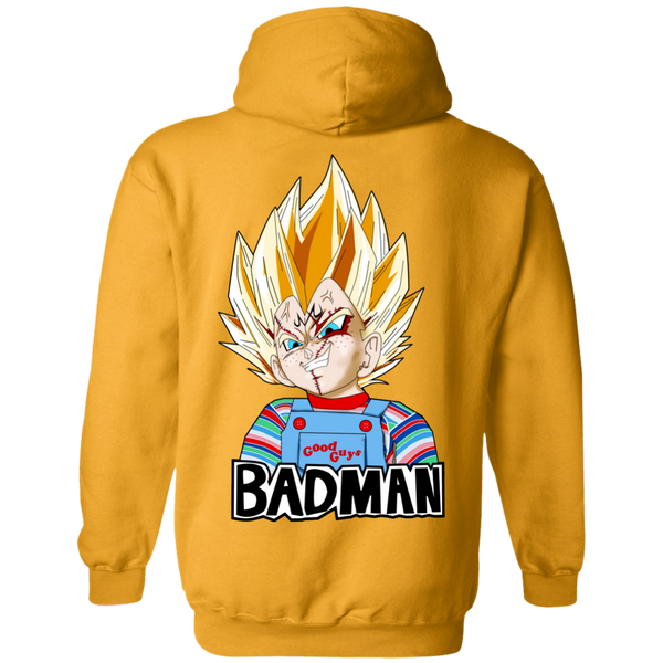 BADMAN Vegeta Chucky Hoodie *BACK PRINT ONLY* – Teem Meme